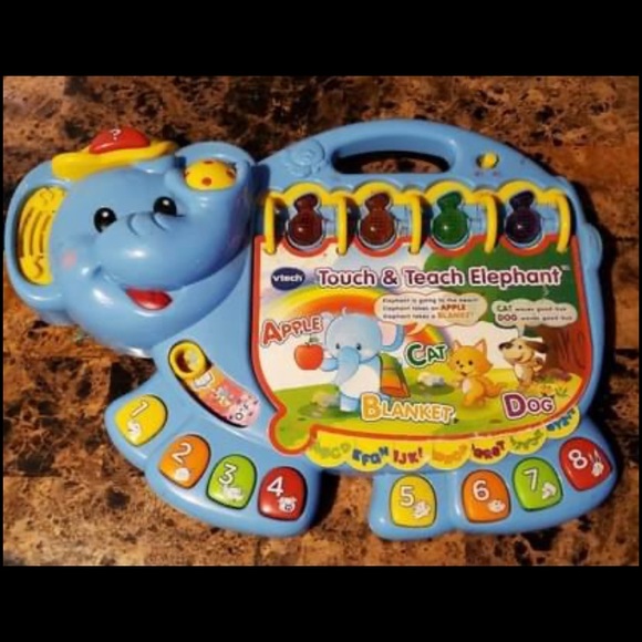vtech | Toys | Vtech Touch And Teach Elephant Book Childrens Learning ...